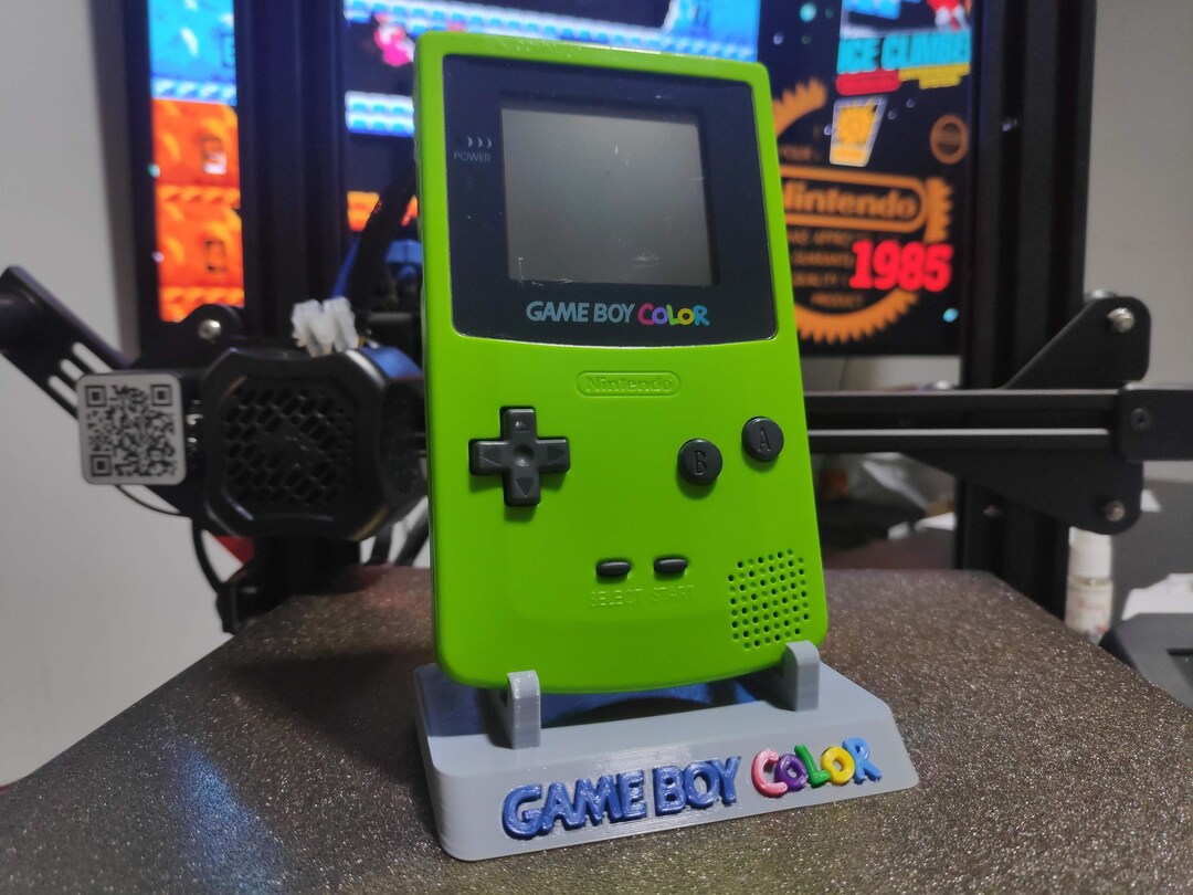 Gameboy Color Display Stand | Custom 3D Printed Holder for Retro Gaming ...