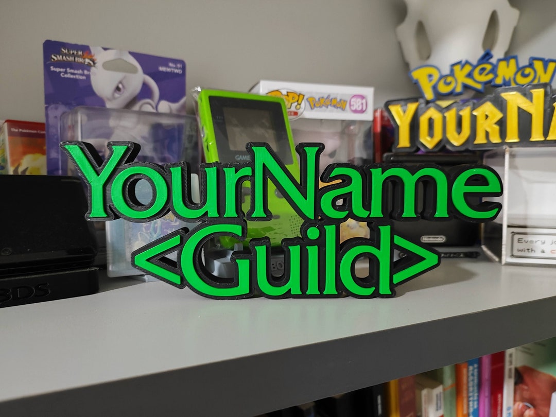 Custom Wow Nameplate - Personalized World of Warcraft Guild Sign ...