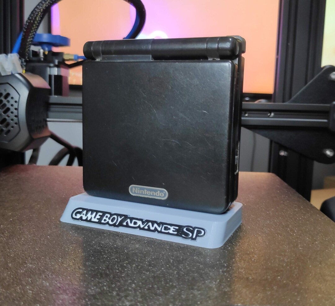 Gameboy Advance SP Display Stand – Custom Gameboy Advance Base for ...