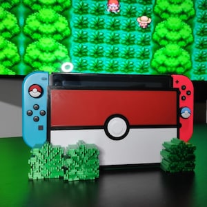 Pokémon / Poké Ball Inspired 3D Printed Nintendo Switch Dock Cover Skin ...