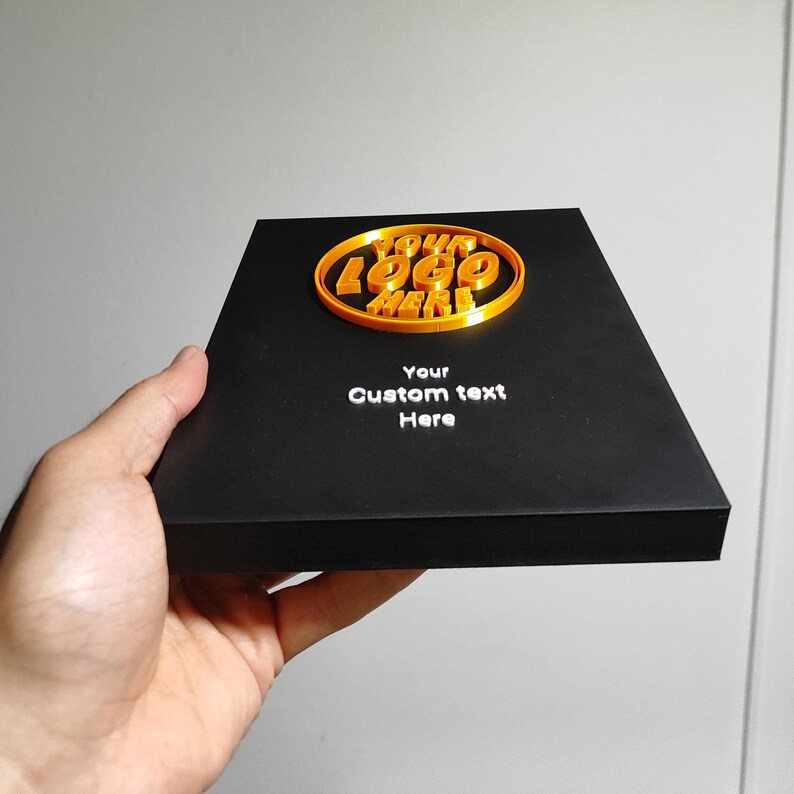 Your Own Custom Logo Plaque Award Personalized | Brand | Podcast ...