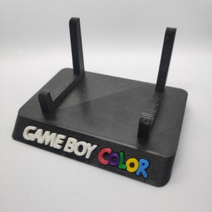 Gameboy Color Display Stand | Custom 3D Printed Holder for Retro Gaming ...