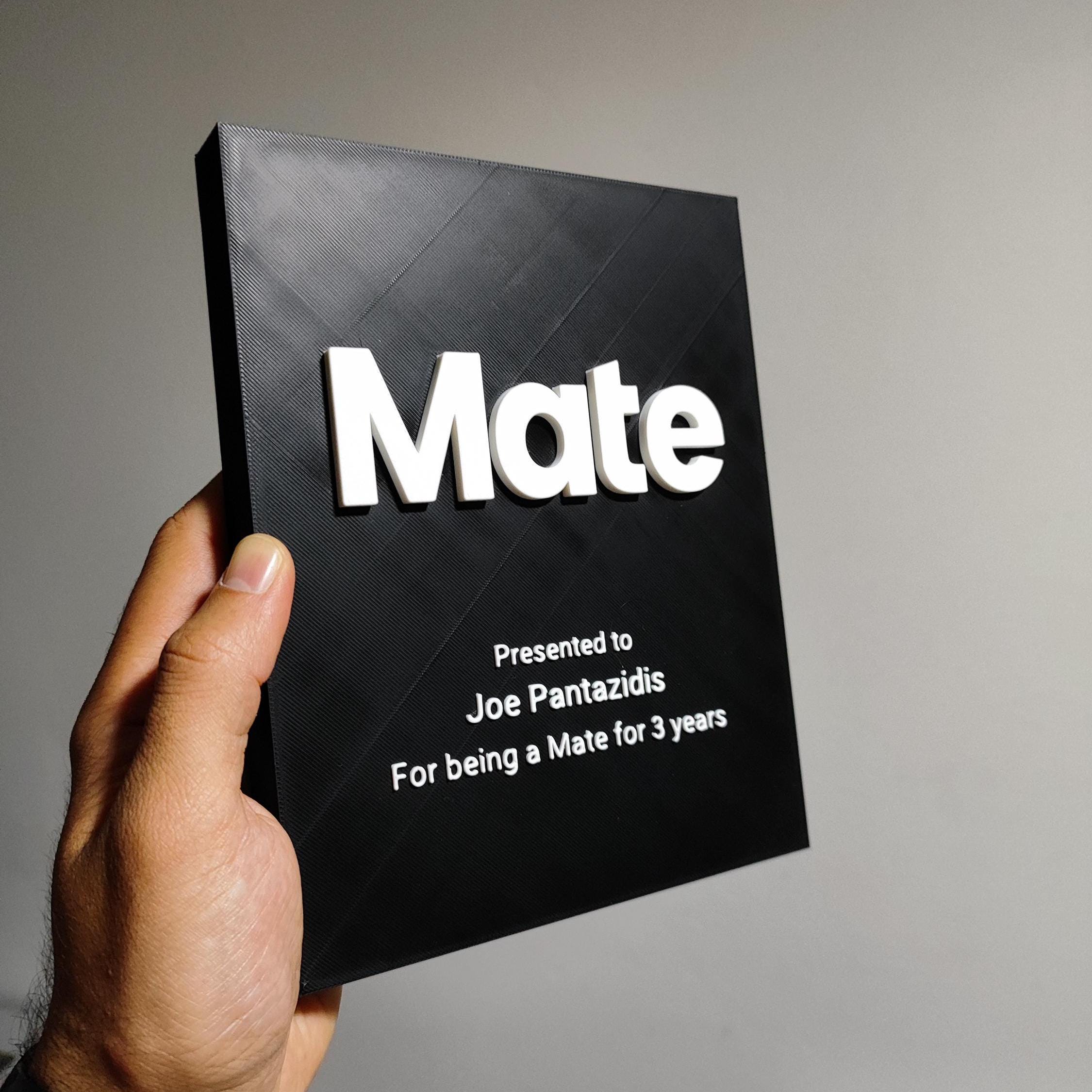 Your Own Custom Logo Plaque Award Personalized | Brand | Podcast ...