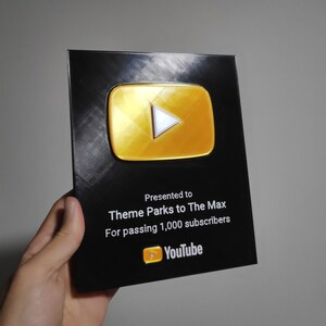 Full Custom Youtube Play Button Plaque Personalized FAN ART - Etsy