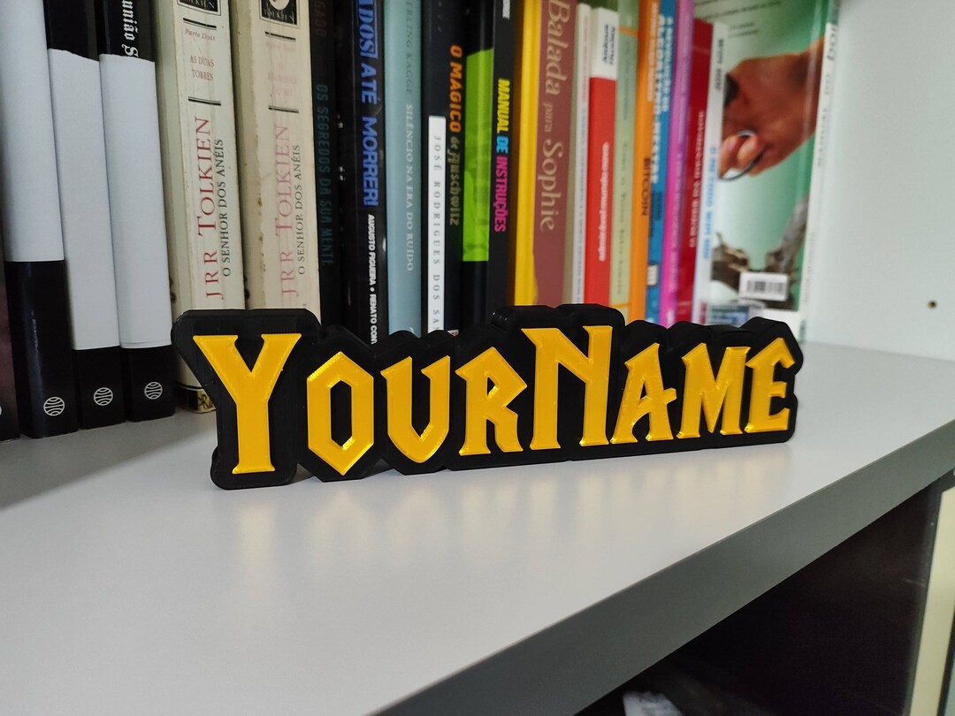Personalized World of Warcraft Wow Nameplate Custom 3D Printed Name ...