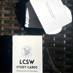 LCSW Flashcards: Medications & DSM-5 Disorders pass Your Mental Health ...