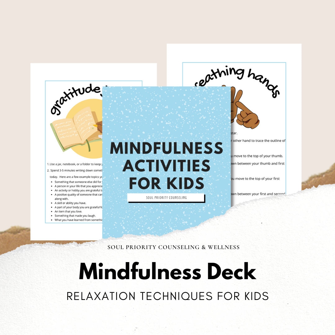 Mindfulness Deck for Kids - Etsy