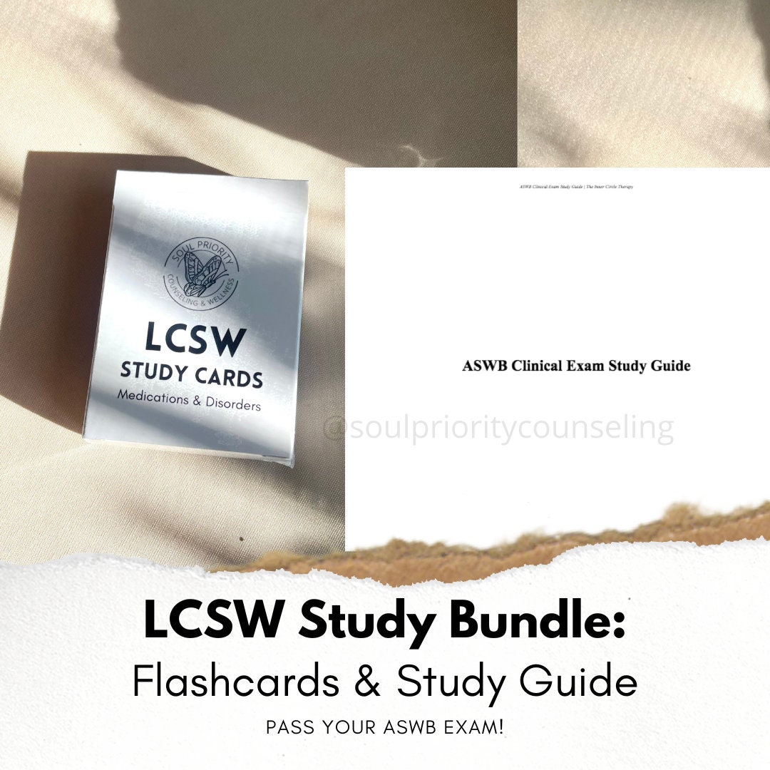 LCSW Study Prep Digital Bundle: ASWB Exam Prep Study Guide and ...