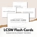 LCSW Flash Cards - Human Development Theories - Etsy