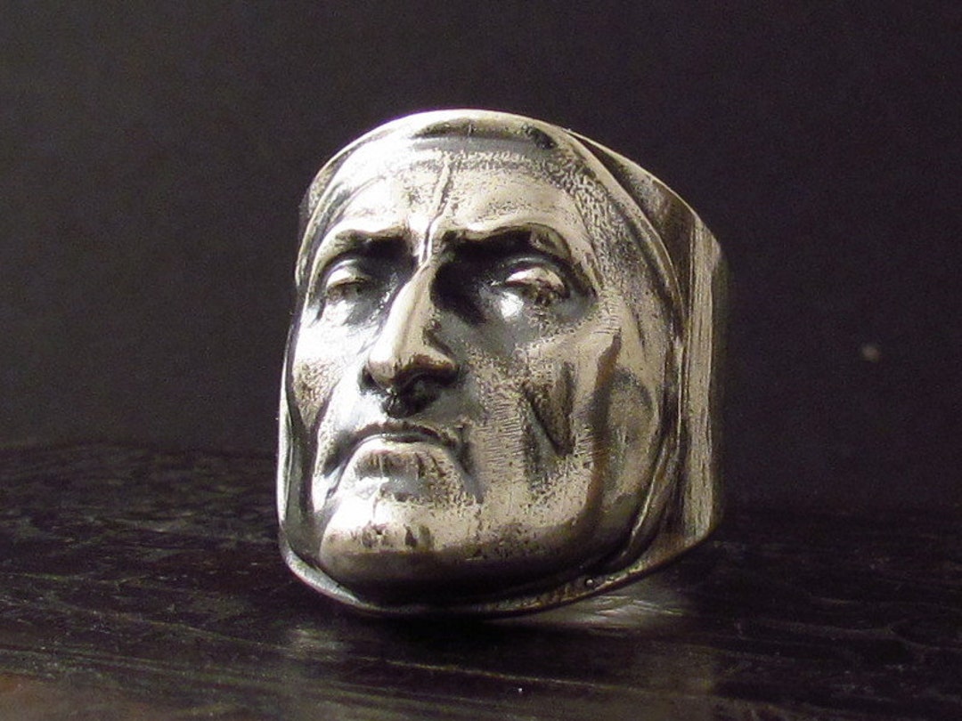 DANTE DEATH MASK Signet - Etsy