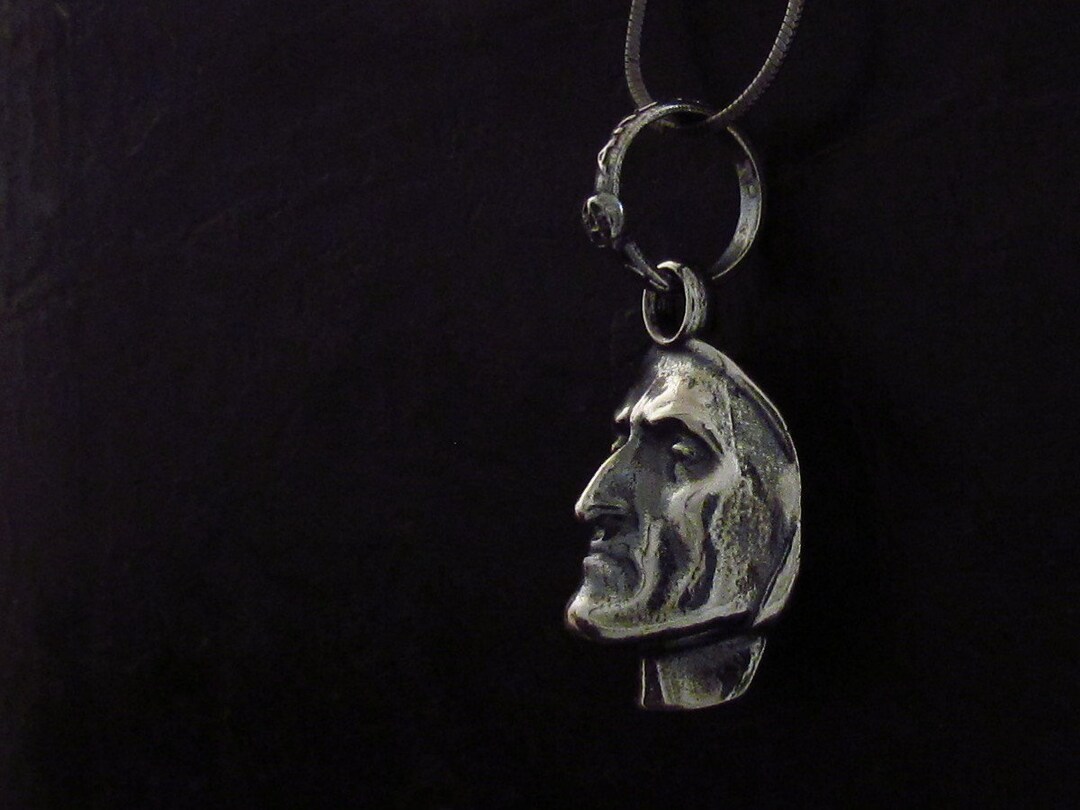DANTE DEATH MASK Pendant - Etsy