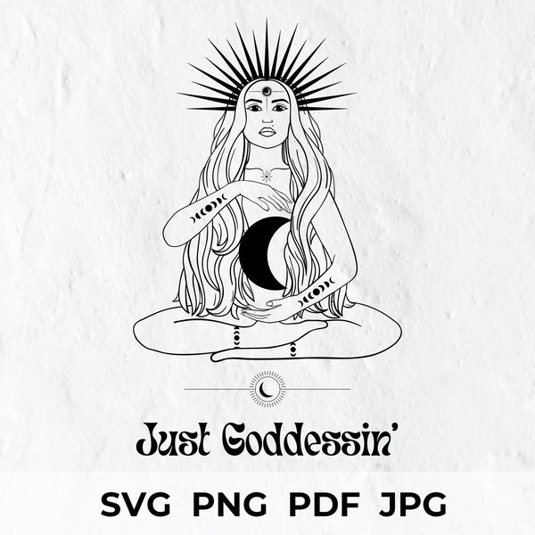 Goddess Svg - Etsy