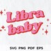 Libra Baby Wavy Font Png, Zodiac Svg, Zodiac Signs Svg, Astrology Png ...