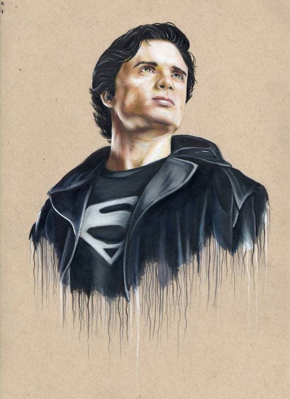 Clark Kent Smallville Portrait - Etsy