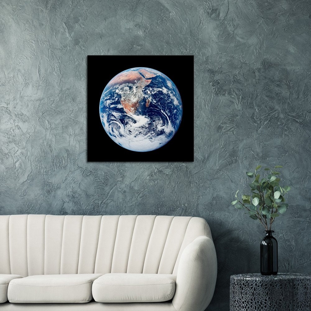 Planet Earth Canvas Wall Art NASA Image of Earth From Space - Etsy
