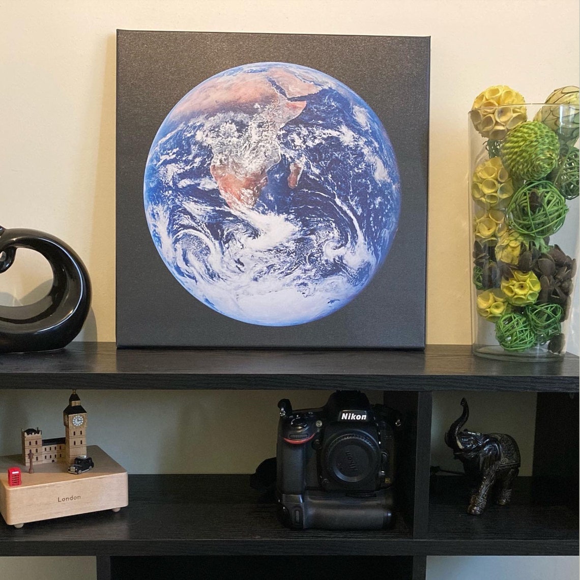Planet Earth Canvas Wall Art NASA Image of Earth From Space - Etsy