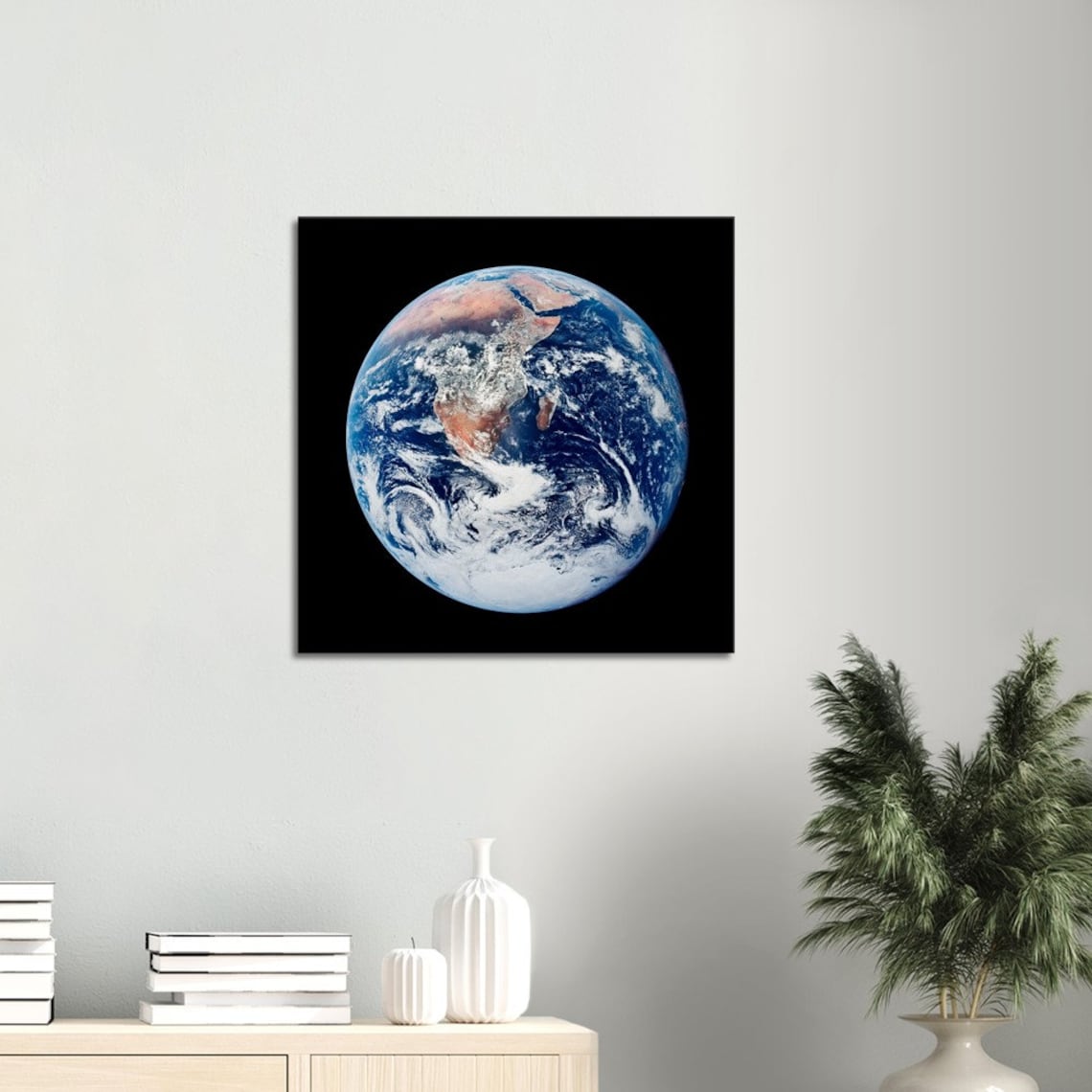 Planet Earth Canvas Wall Art NASA Image of Earth From Space - Etsy