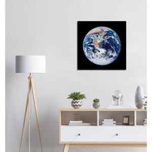 Planet Earth Canvas Wall Art NASA Image of Earth From Space - Etsy