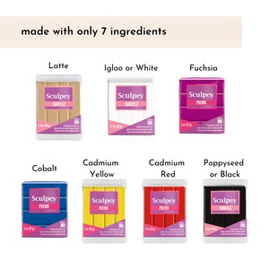 Boho Fall Polymer Clay Color Recipe Palette, Sculpey Clay Color Mixing ...