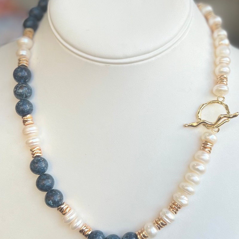 Pearl Statement Necklace - Etsy