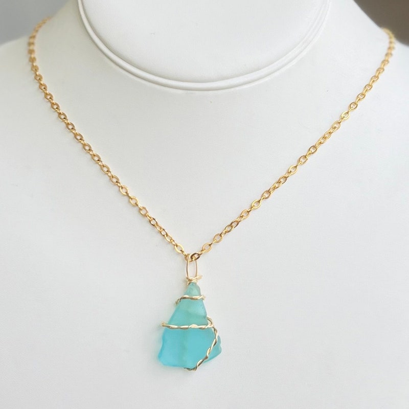 Sea Glass Necklace - Etsy