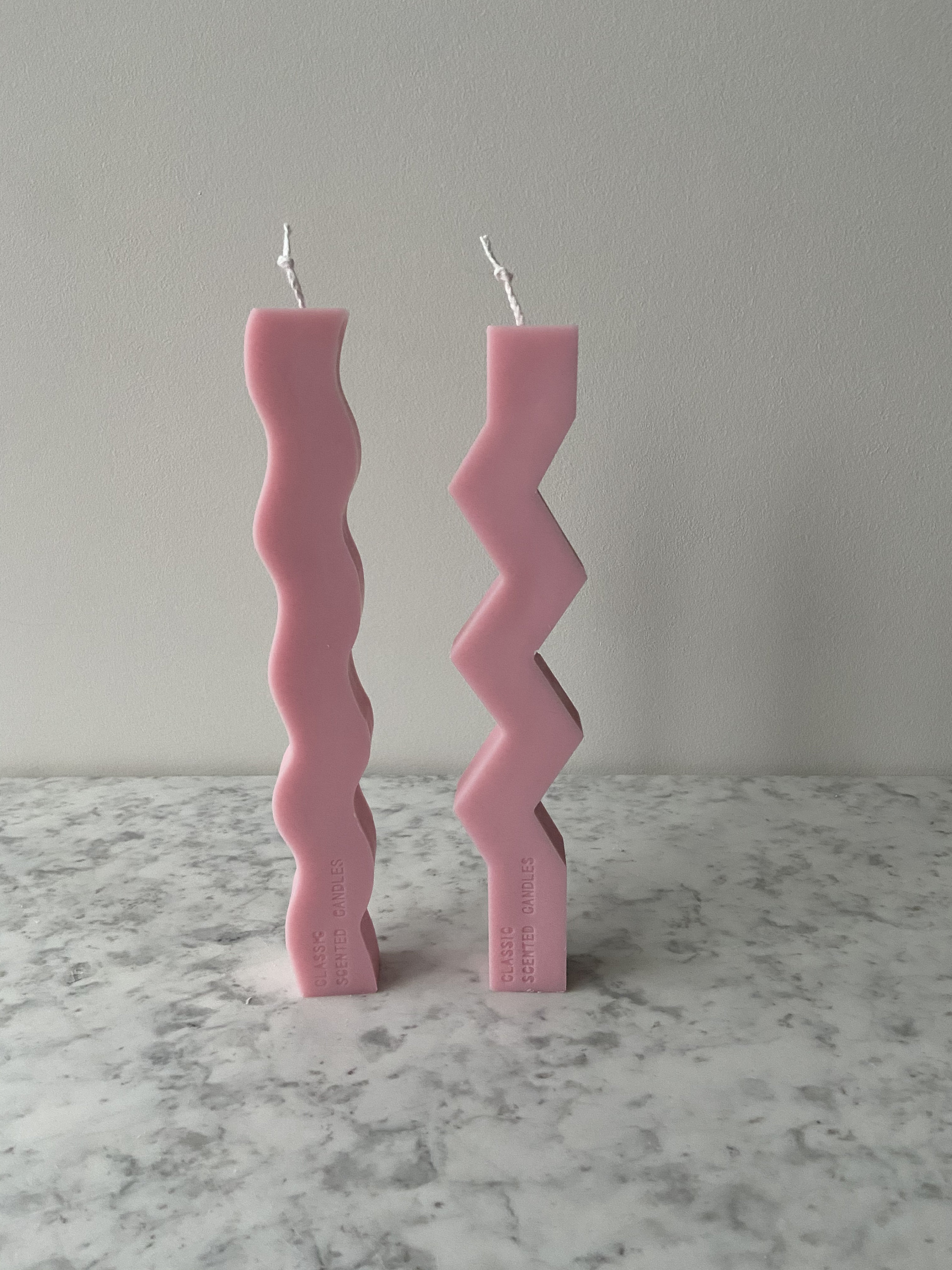 Wave and Lightning Candles - Etsy