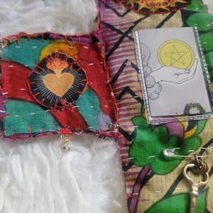 Pocket Altar, Hand Stiched Tarot My Protection Lucky Altar - Etsy