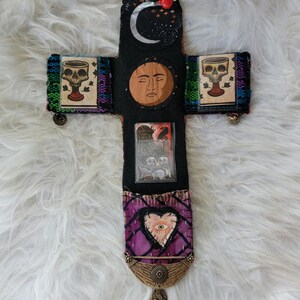 Pocket Altar" the Gypsy Altar" Handstiched "dia De Los Muertos". - Etsy