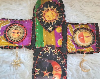 Pocket Altar, Hand Stiched " Moon Prayer Altar" - Etsy