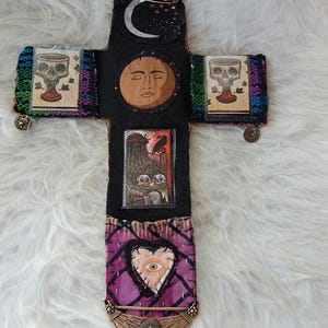 Pocket Altar" the Gypsy Altar" Handstiched "dia De Los Muertos". - Etsy