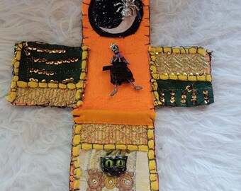 Pocket Altar, Hand Stiched Moon Prayer Altar - Etsy