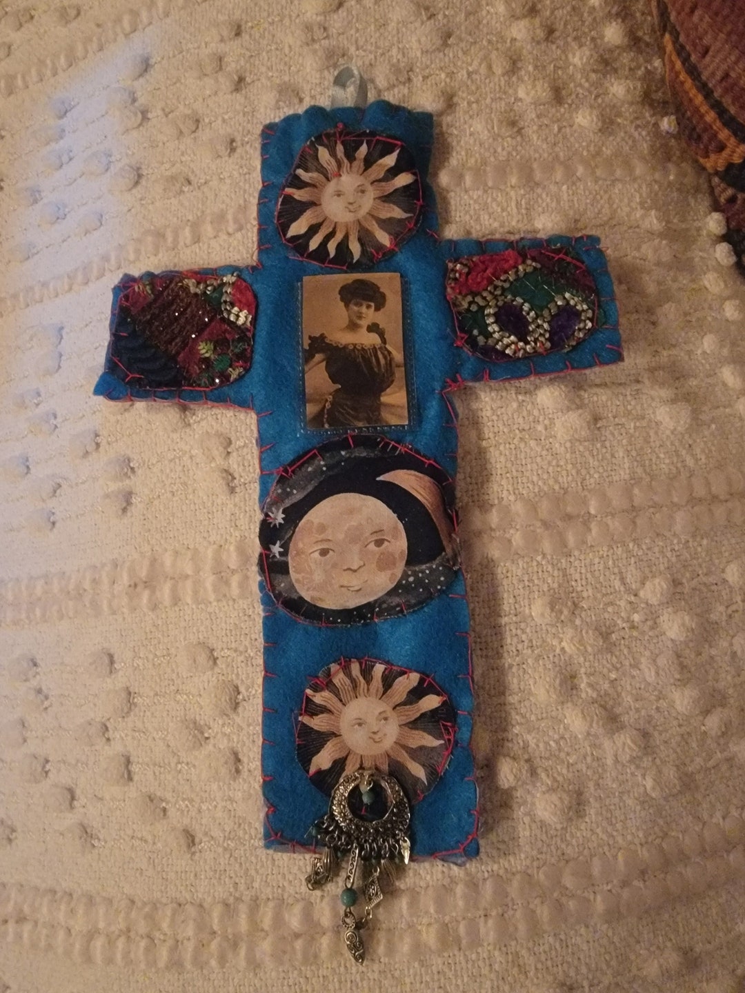 Pocket Altar, Hand Stiched Moon Prayer Altar - Etsy