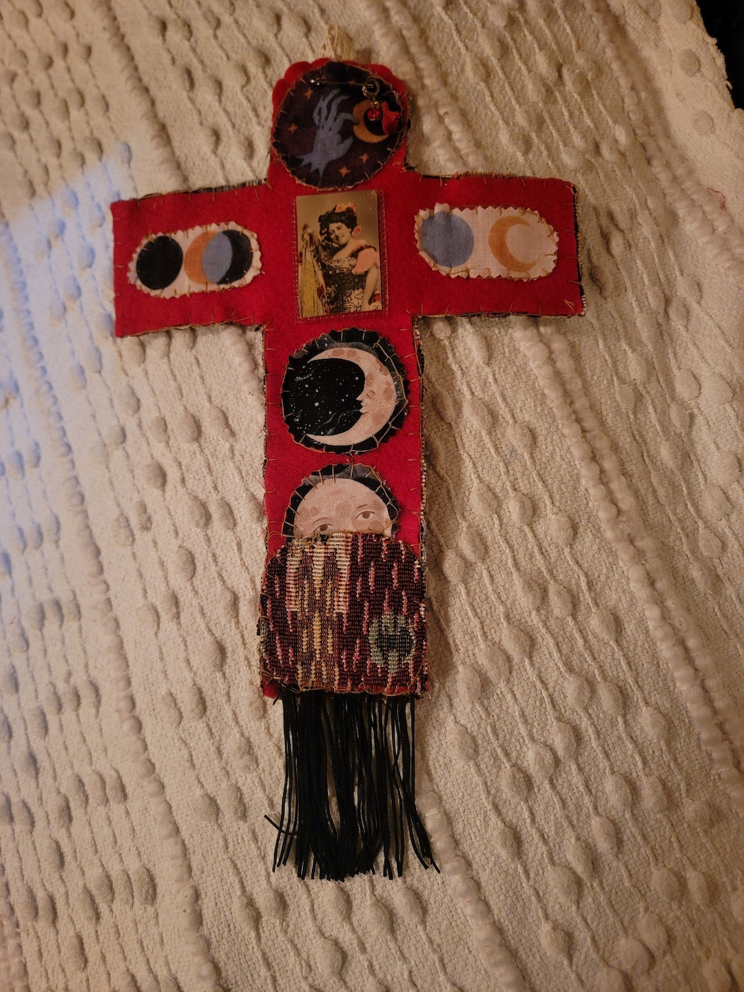 Pocket Altar, Hand Stiched " Moon Prayer Altar" - Etsy