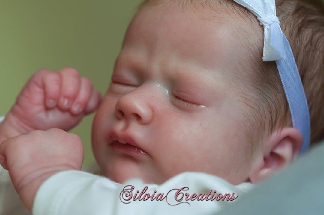 Ashley Sleeping Authentic *realborn~ 17" Reborn Vinyl Doll Kit/no COA ...