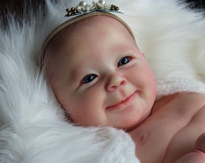 Joseph Awake NB realborn 18 Original Reborn Doll Kit Full Limbs/coa by ...