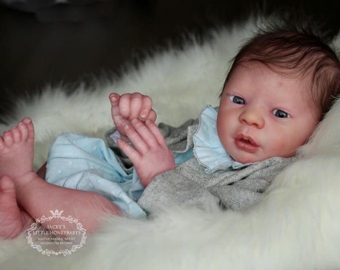 James Awake *realborn ~ 18" Reborn Vinyl Doll Kit/coa ~ by Bountiful ...