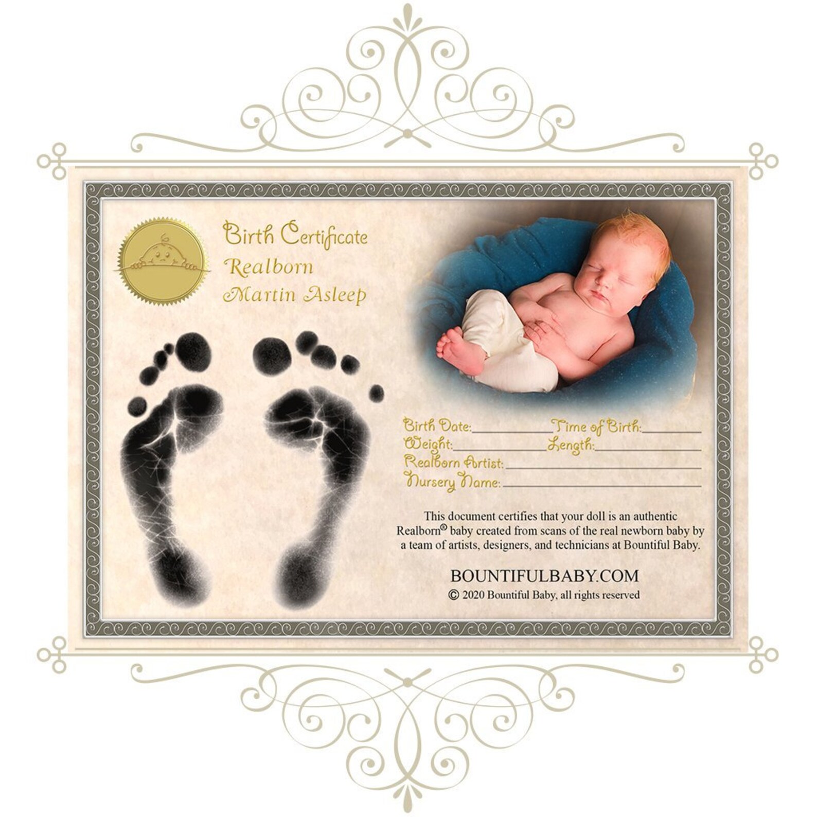 Martin Sleeping Authentic *realborn 18.5" Reborn Doll Kit/coa by ...