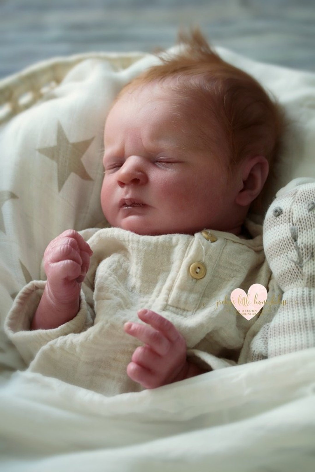 Martin Sleeping Authentic *realborn 18.5" Reborn Doll Kit/coa by ...