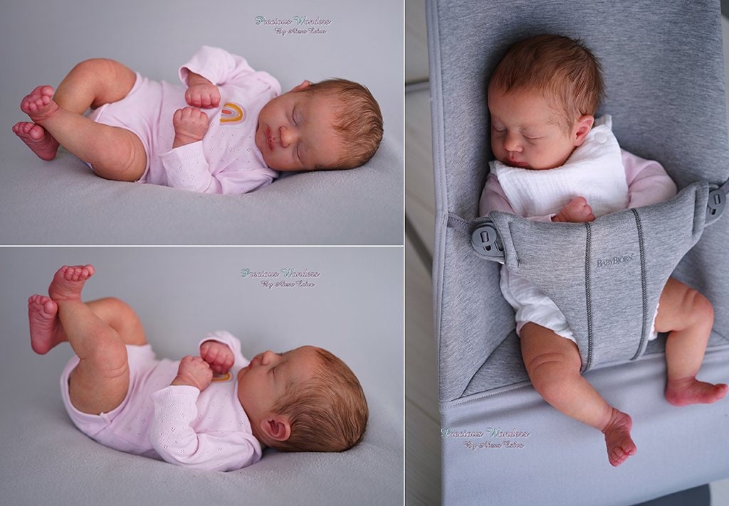 Autumn Sleeping Authentic Realborn ~ 19.5" Vinyl Reborn Doll Kit/coa by ...