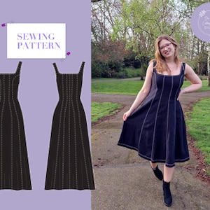 Panel Dress Pattern - Etsy
