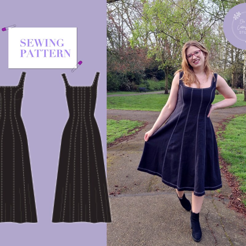 Panel Dress Pattern - Etsy