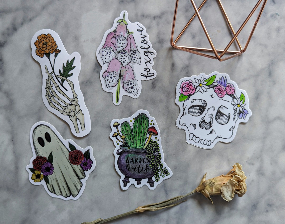 Spooky Sticker Pack - Etsy