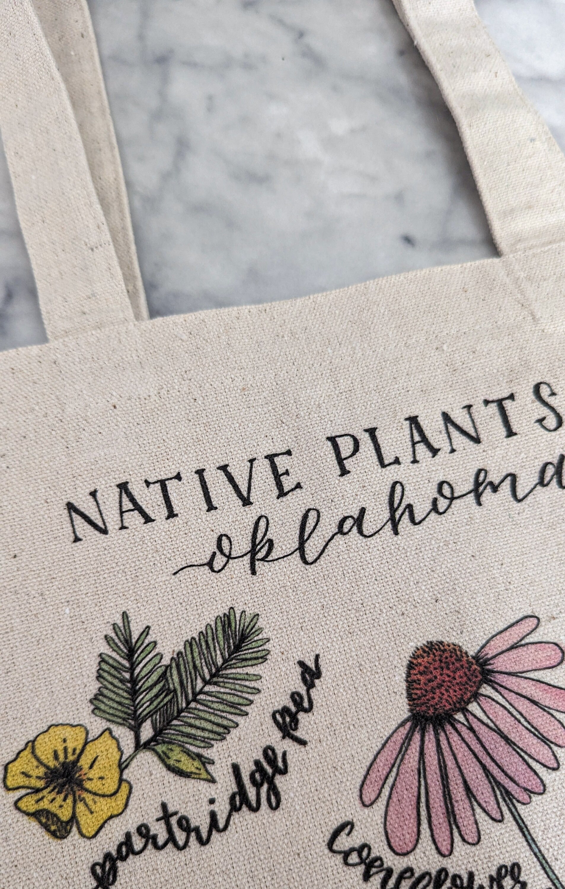 Native Plants of Oklahoma Tote Bags - Etsy