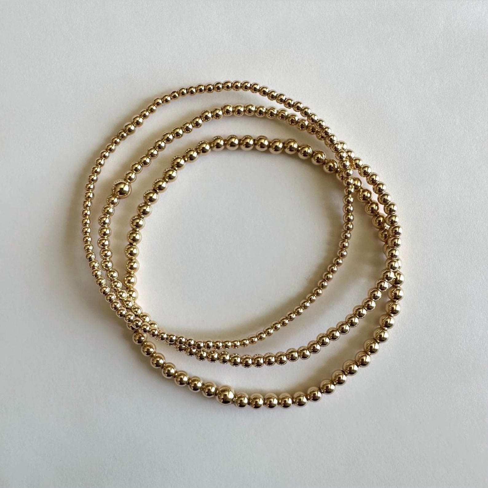 Mini Goldens 14k Gold Filled Balls 2mm 2.5mm 3mm Gold Balls | Baby ...