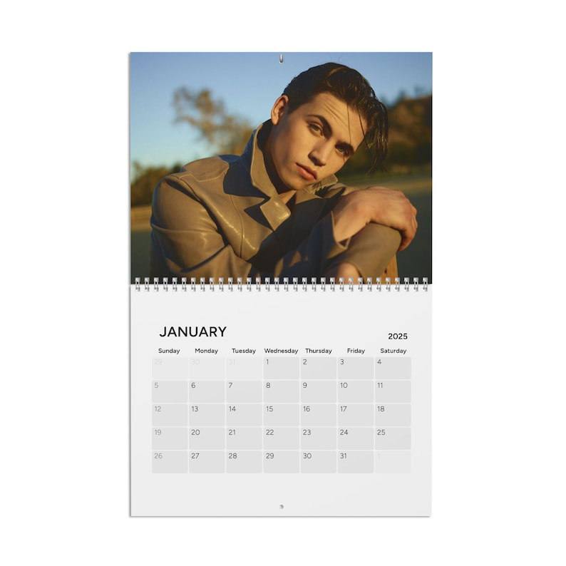 Wall Calendar, Tanner Buchanan 2025, Cobra Kai Star, Modeling Photos ...