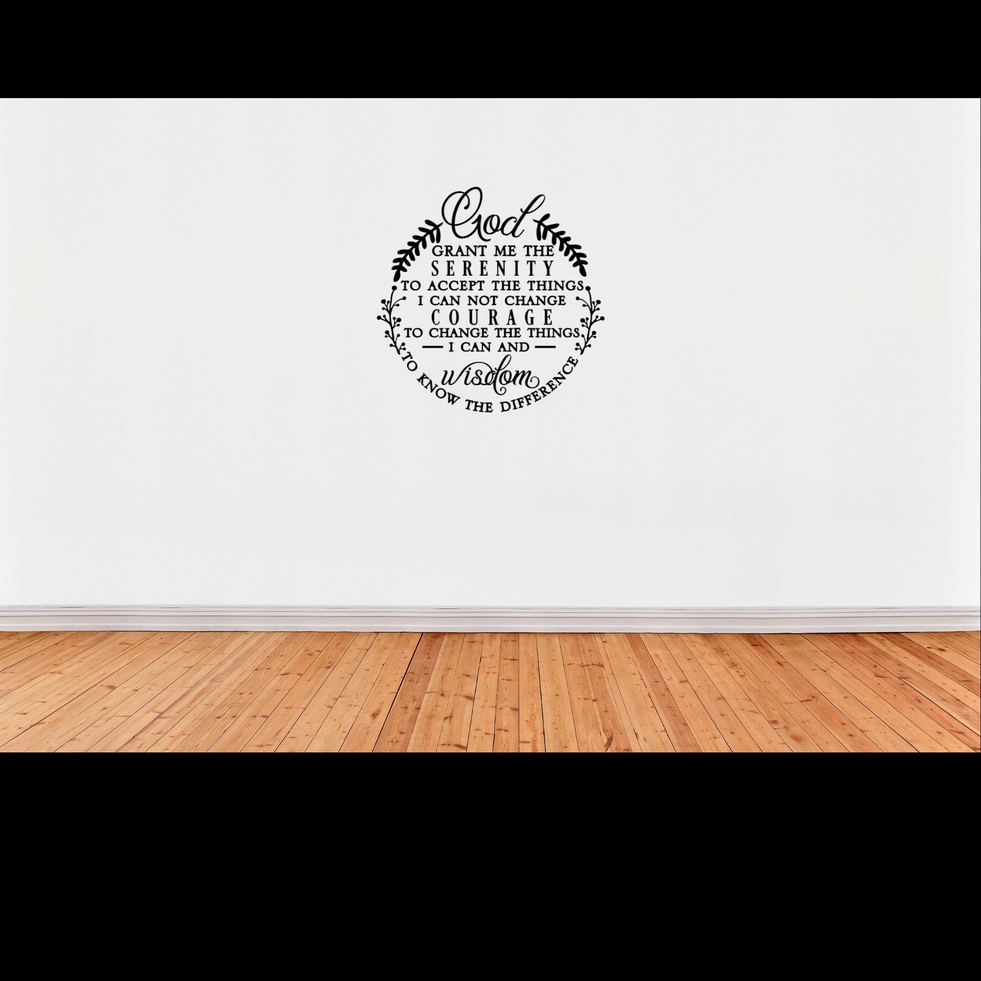 God Grant Me Vinyl Decal!| Serenity Prayer Decal | Recovery Decal - Etsy