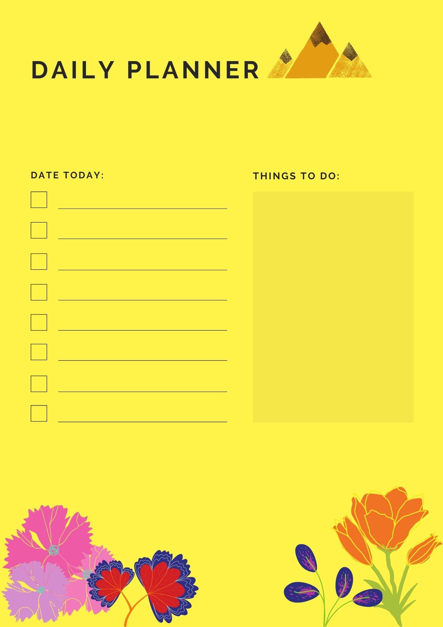 Daily Planner - Etsy
