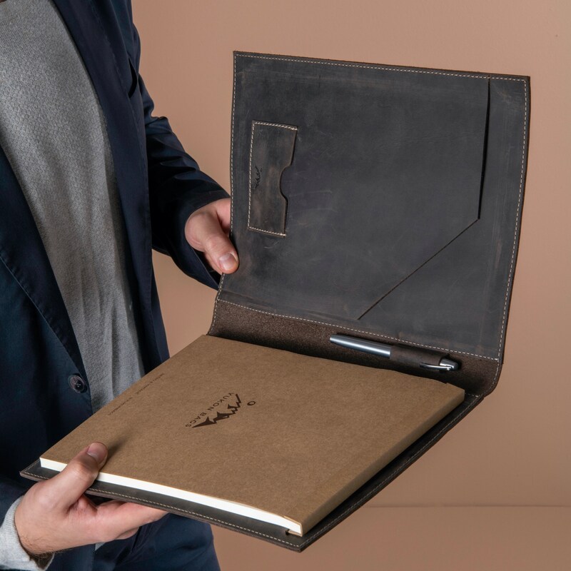 Leather Padfolio - Etsy