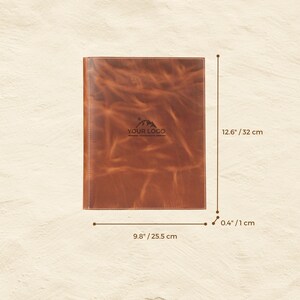 Personalized Leather Padfolio: Hard Cover Legal Pad & Corporate Gift - Etsy