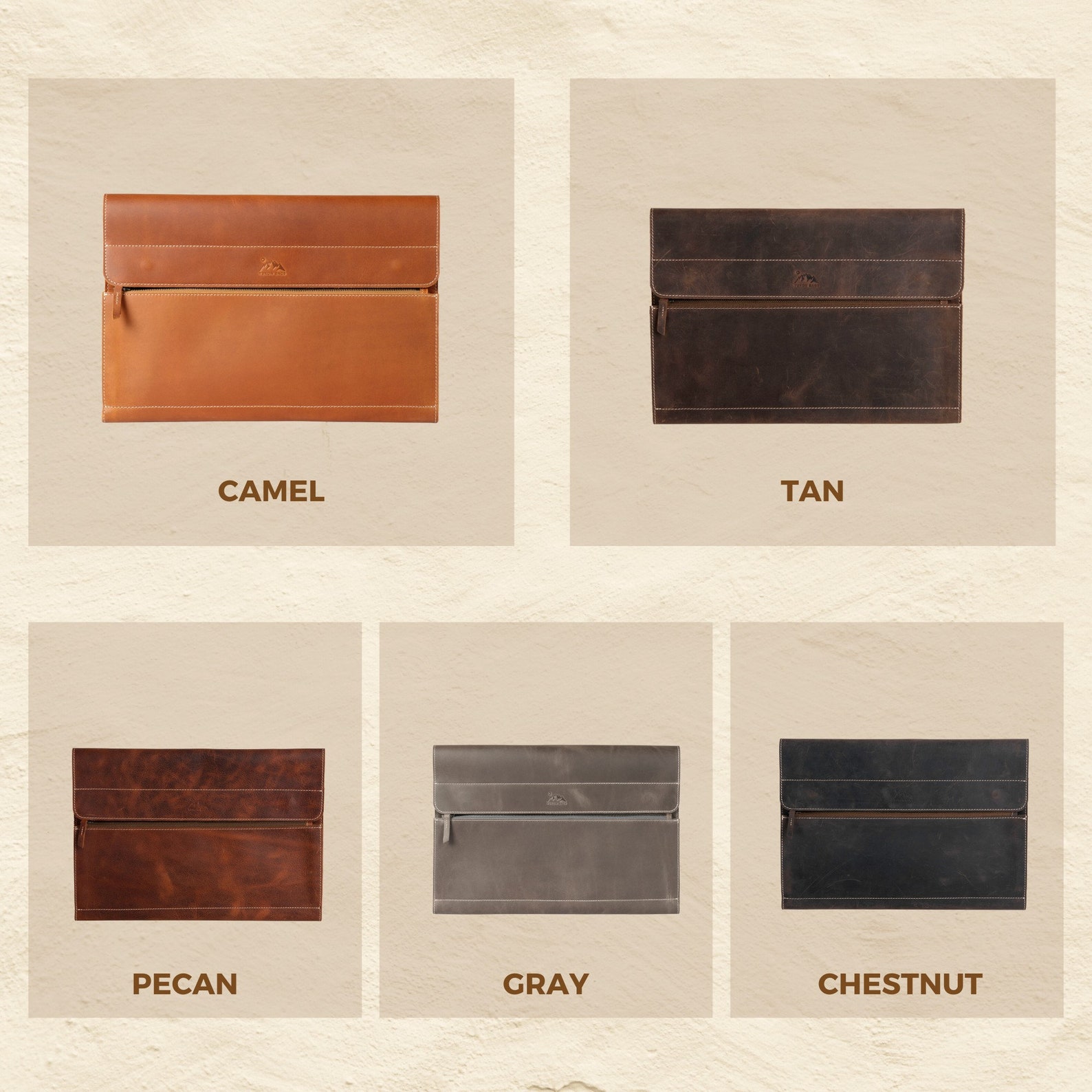 Leather Laptop Sleeve MacBook Air Pro 15 and 16 M1, M2,M3 and M4 Case ...